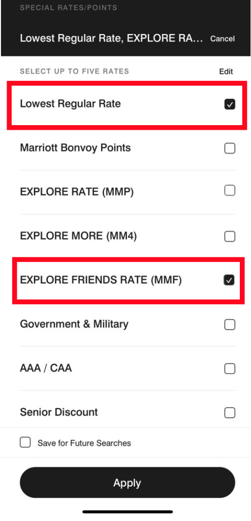 Marriott Friends & Family Rate/Explore Friends Rate/MMF Rate, Marriott ...