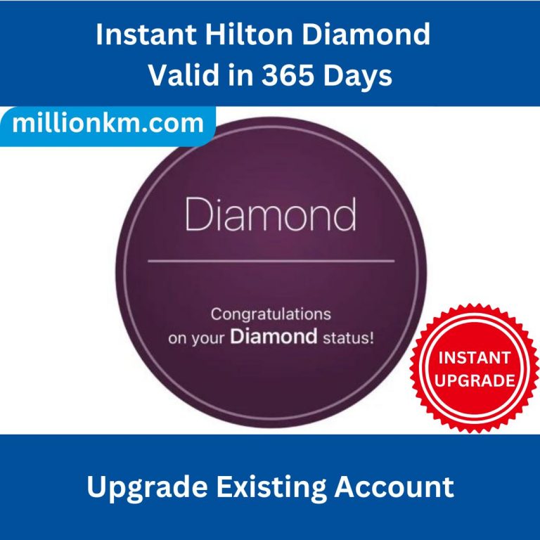 Instant Hilton Diamond Status Upgrade: Unlock Elite Perks for 365 Days ...